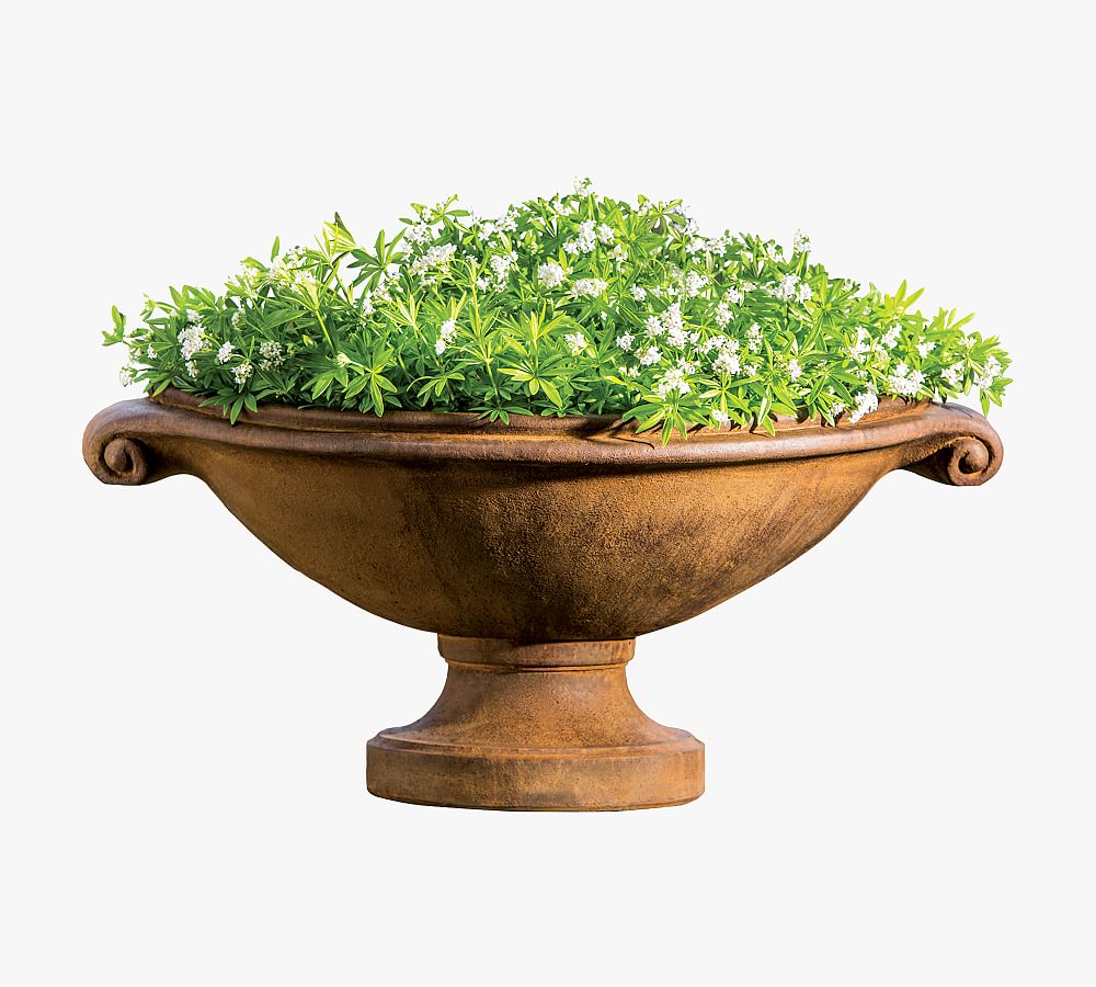 Laylah Cast Stone Planter | Pottery Barn