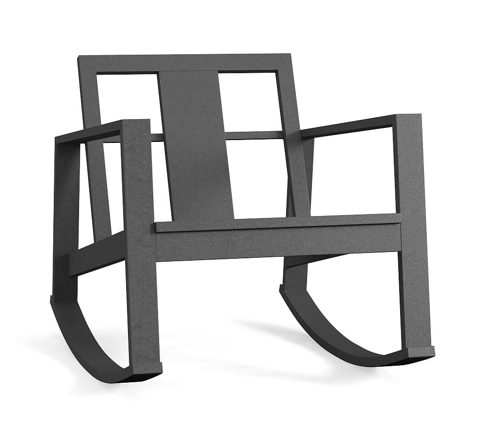 OPEN BOX: Indio Metal Rocking Chair Frame, Slate | Pottery Barn