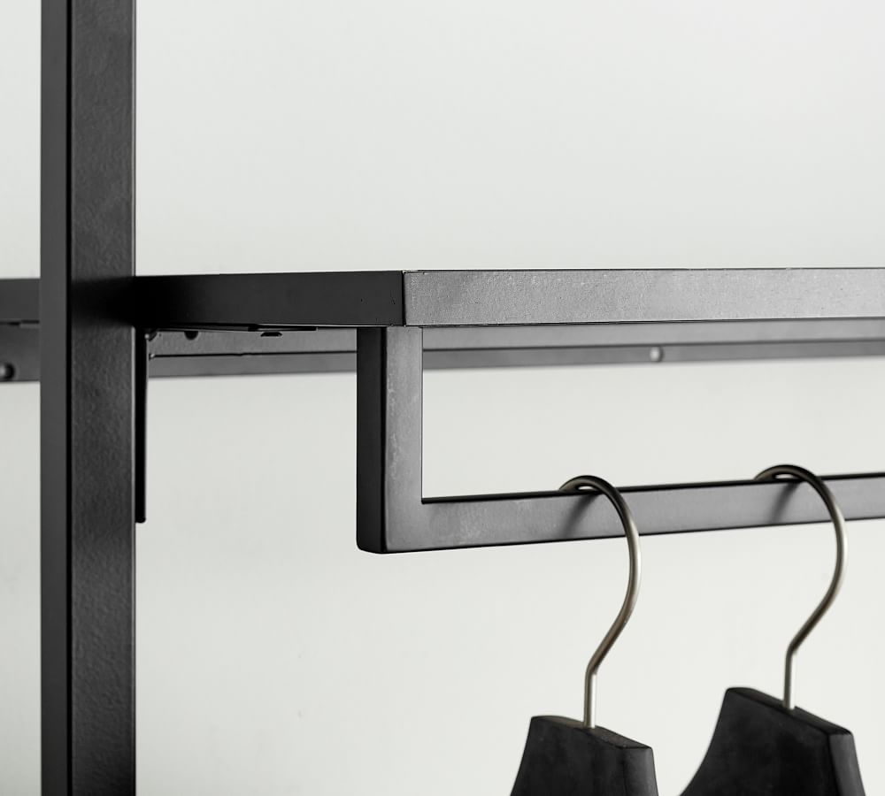 Temple Street Closet Rail with Shelf | Pottery Barn