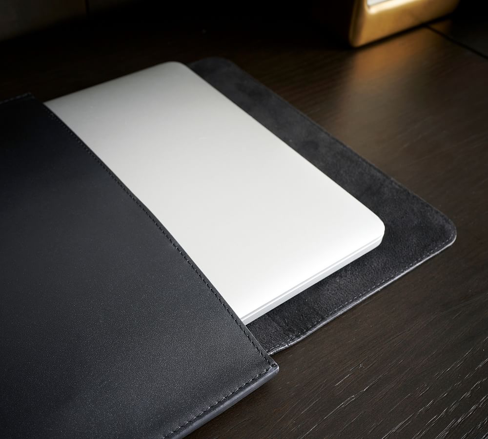 Classic Leather Laptop Case | Pottery Barn