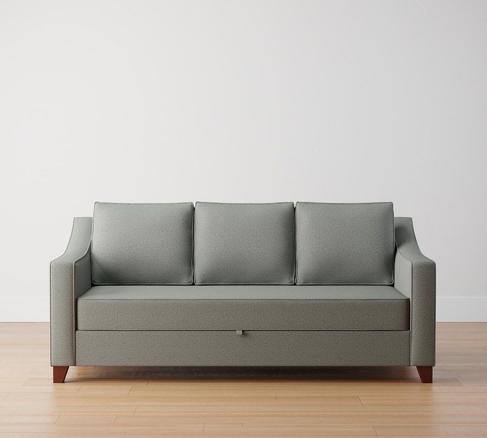 Cameron Slope Arm Upholstered Platform Sleeper Sofa Bed | Pottery Barn