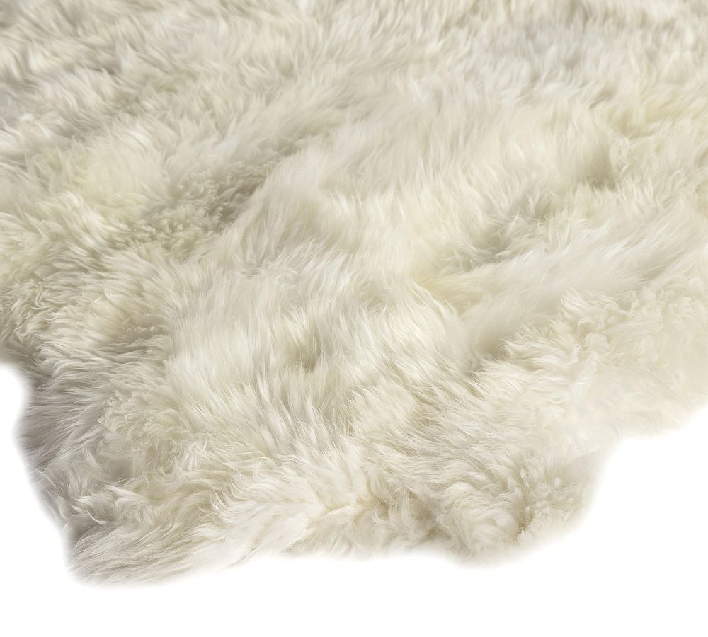 Patton Lambskin Hide Rug | Pottery Barn