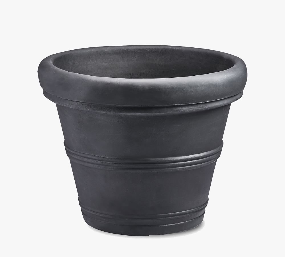 Traditional Rolled Lightweight Planter | Pottery Barn