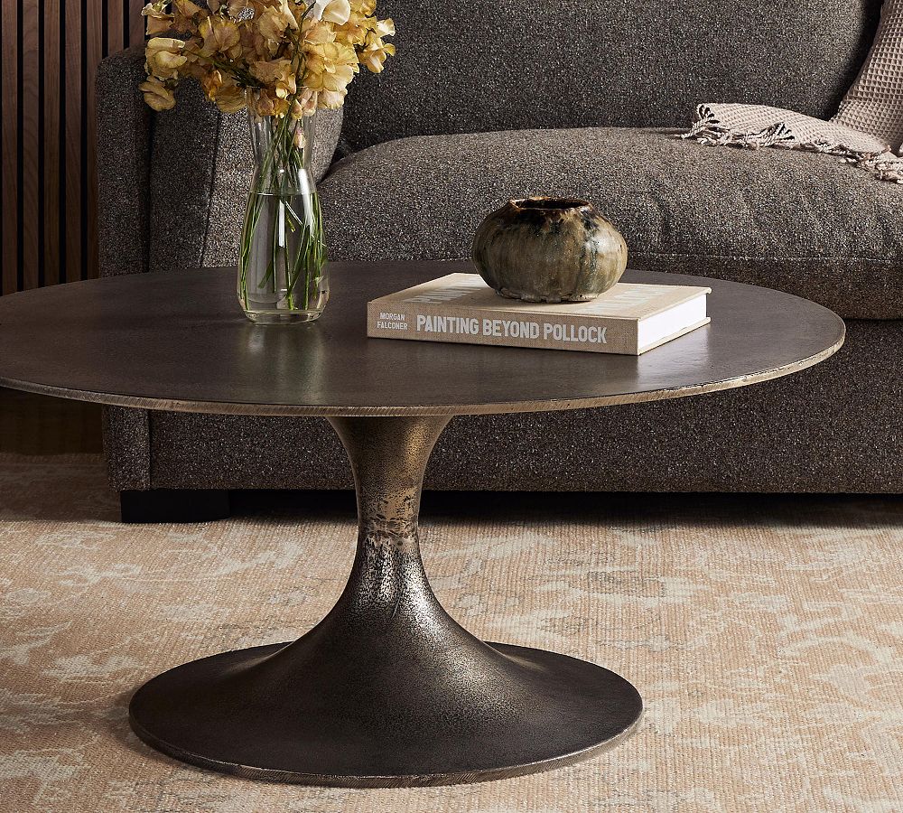 Collier Round Coffee Table | Pottery Barn