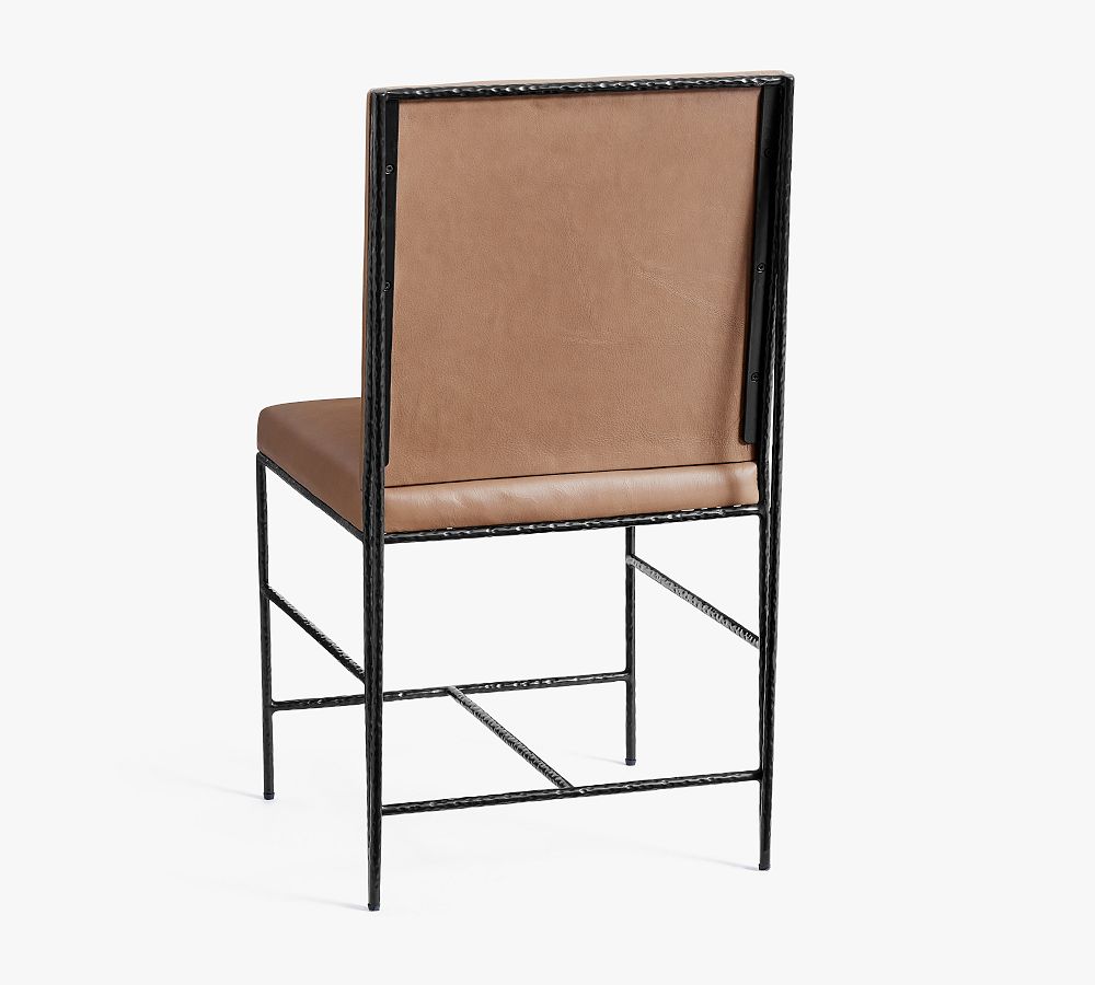 Rockwell Leather Dining Chair | Pottery Barn