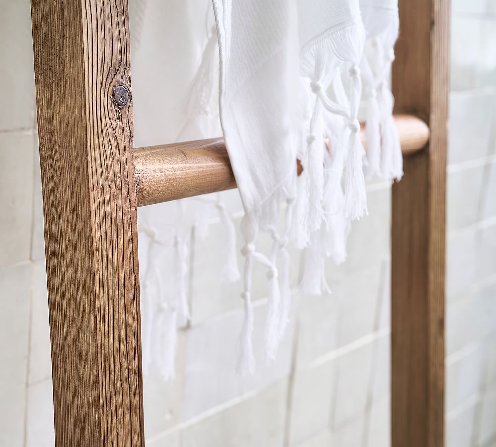 Rustic Reclaimed Wood Ladder | Pottery Barn