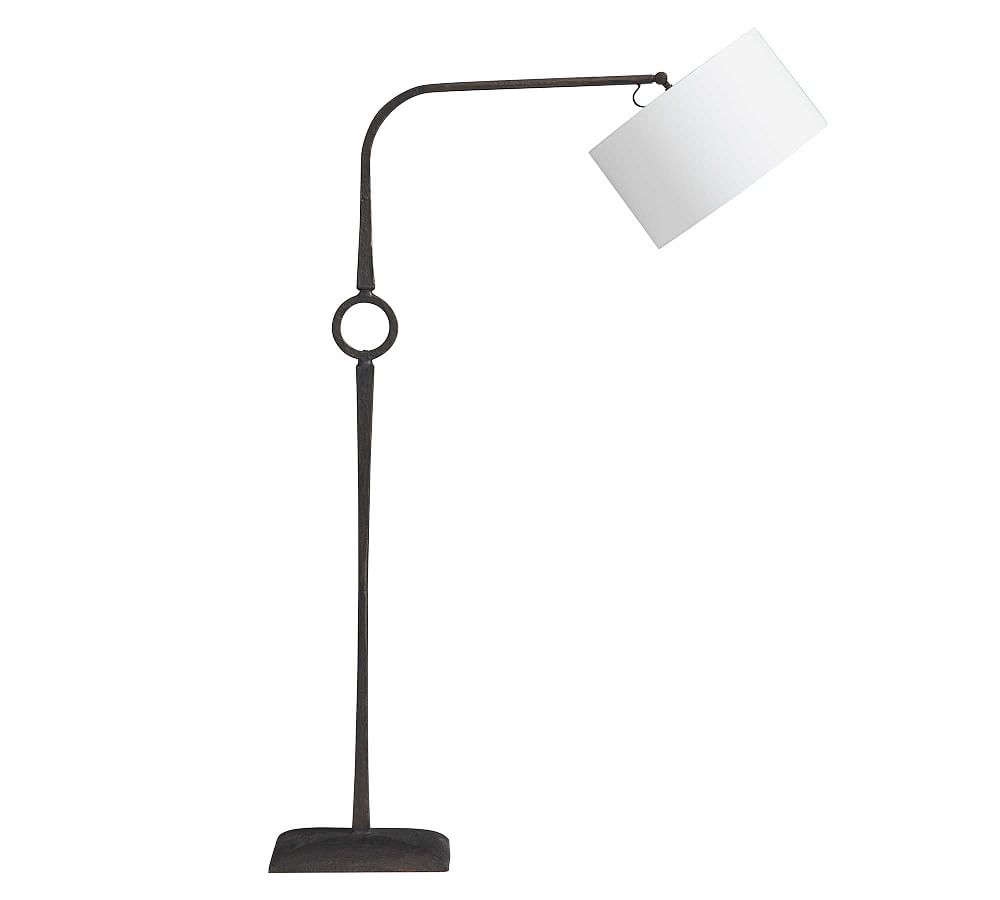 Easton Forged-Iron Sectional Floor Lamp | Pottery Barn