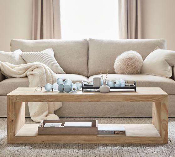 Folsom Rectangular Coffee Table | Pottery Barn