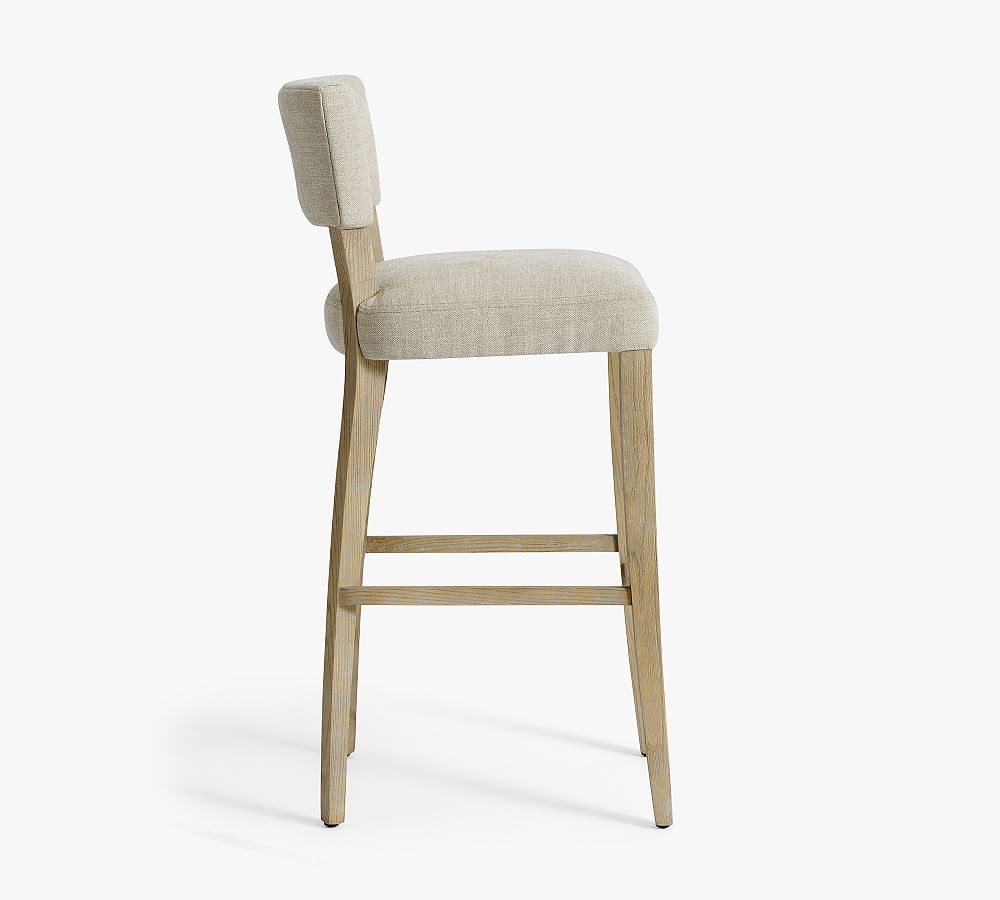 Payson Upholstered Stool | Pottery Barn
