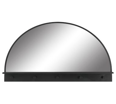 Darrian Arch Wall Mirror With Hooks | Pottery Barn