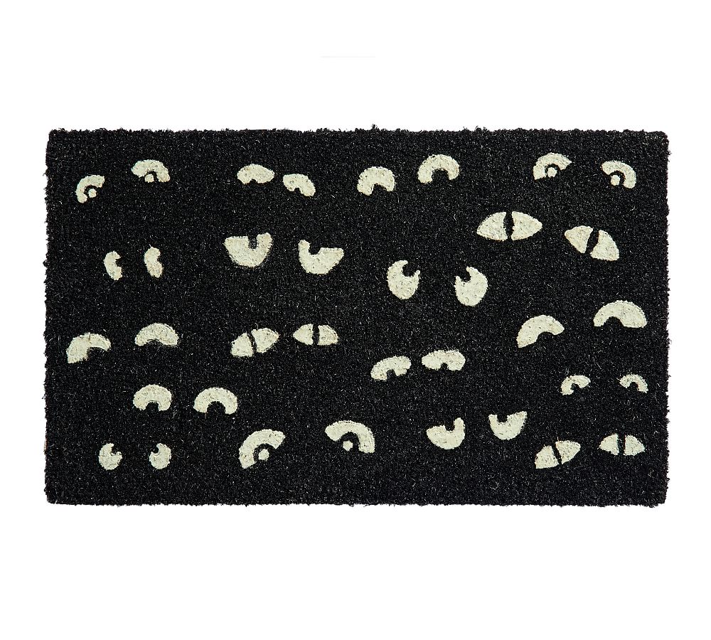 Eerie Eyes Glowing Doormat | Pottery Barn
