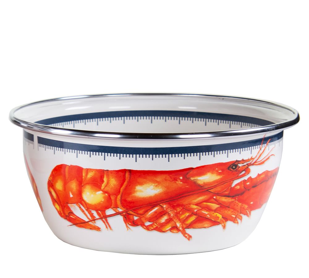 Golden Rabbit Lobster Enamel Collection | Pottery Barn