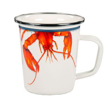 Golden Rabbit Lobster Enamel Collection | Pottery Barn