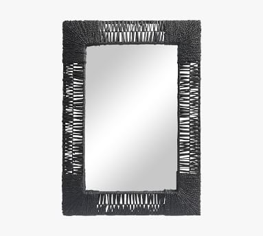 Cameron Jute Rectangular Mirror - 40"W x 55"H | Pottery Barn