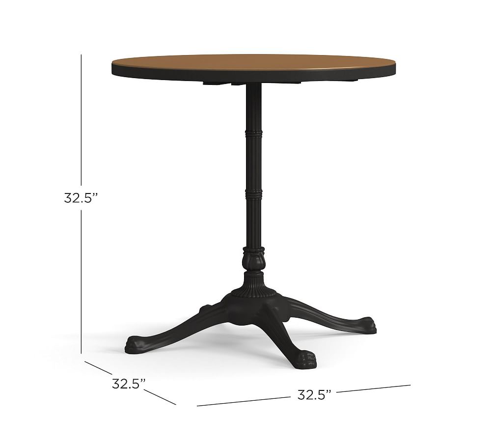 Rae Round Metal Bistro Table | Pottery Barn