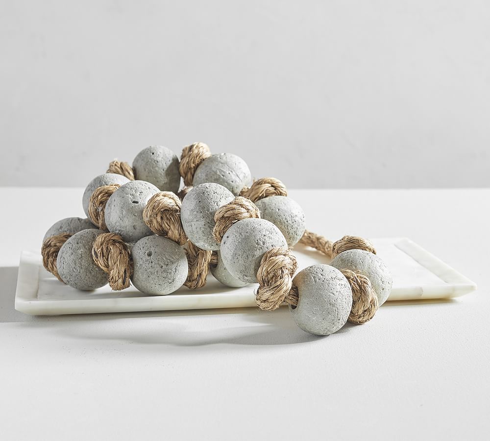 Cement Knotted Rope | Decorative Objects | Pottery Barn