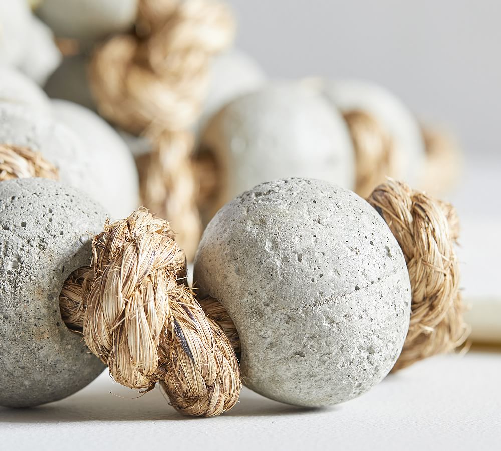 Cement Knotted Rope | Decorative Objects | Pottery Barn