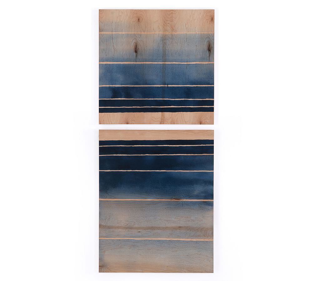 Wooden Deep End Diptych By Jess Engle | Pottery Barn