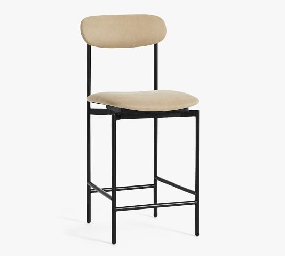 Wyatt Upholstered Stool | Pottery Barn