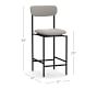 Wyatt Upholstered Stool | Pottery Barn