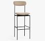 Wyatt Upholstered Stool | Pottery Barn