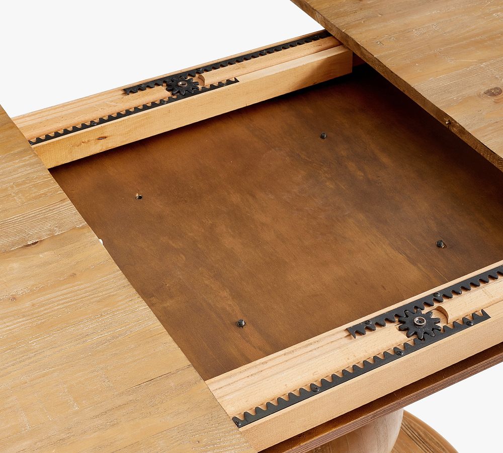 Heritage Farmhouse Extending Pedestal Dining Table | Pottery Barn