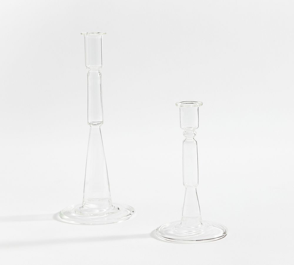Ensley Glass Taper | Pottery Barn