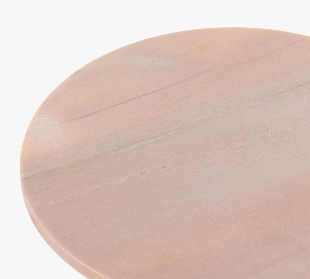 Roman Round Marble Accent Table | Pottery Barn