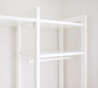 Essential Walk-In Closet by Hold Everything, 4' Complete Hanging System ...