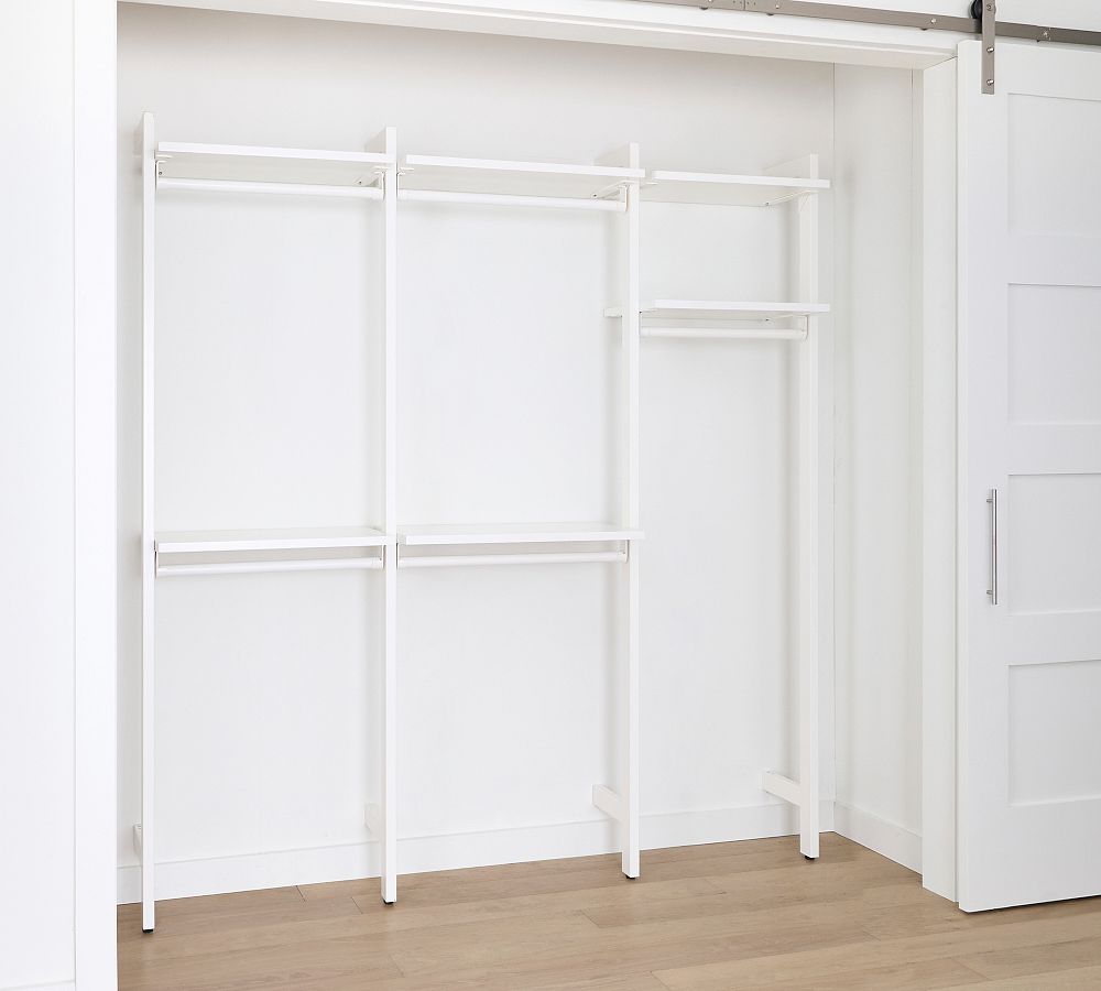 Essential Reach-In Closet by Hold Everything, 7' Complete Hanging ...