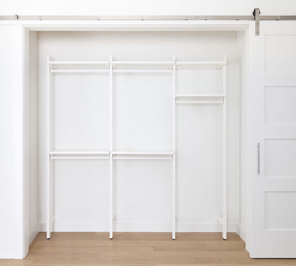 Essential Reach-In Closet by Hold Everything, 7' Complete Hanging ...