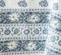 Sophia Block Print Oilcloth Outdoor Tablecloth | Pottery Barn
