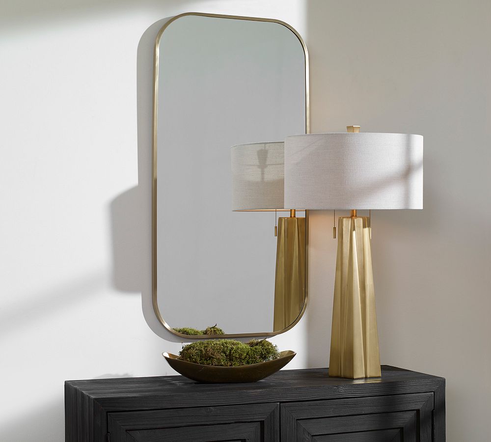 Nikkola Rectangular Wall Mirror | Pottery Barn