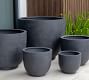 Theo Clay Outdoor Planters | Pottery Barn