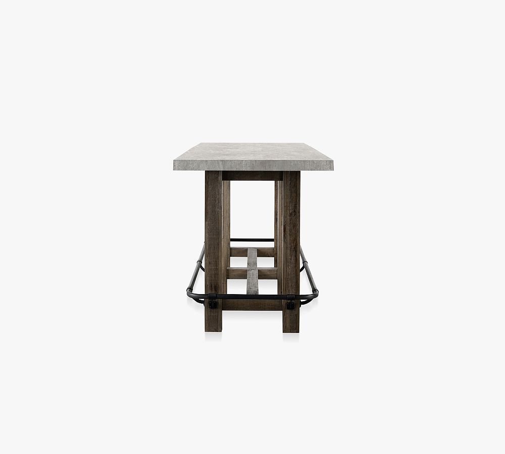 Mabel Concrete Counter Height Dining Table | Pottery Barn