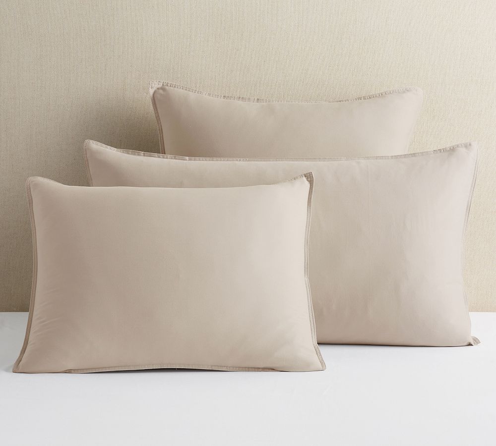Dream Brushed Organic Cotton Sham | Pottery Barn