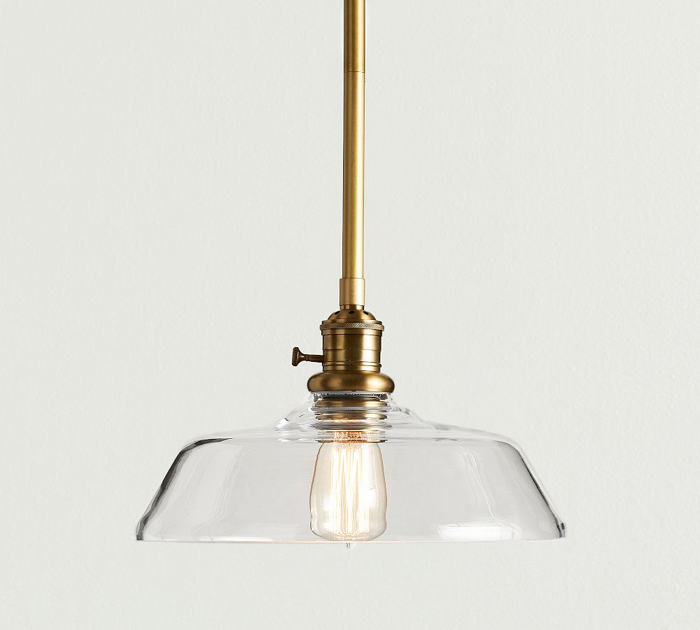Farmhouse Glass Pole Pendant | Pottery Barn