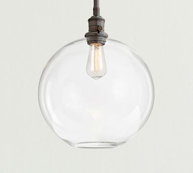 Glass Globe Pole Pendant | Pottery Barn