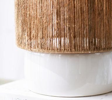 Camden Abaca Table Lamp | Pottery Barn