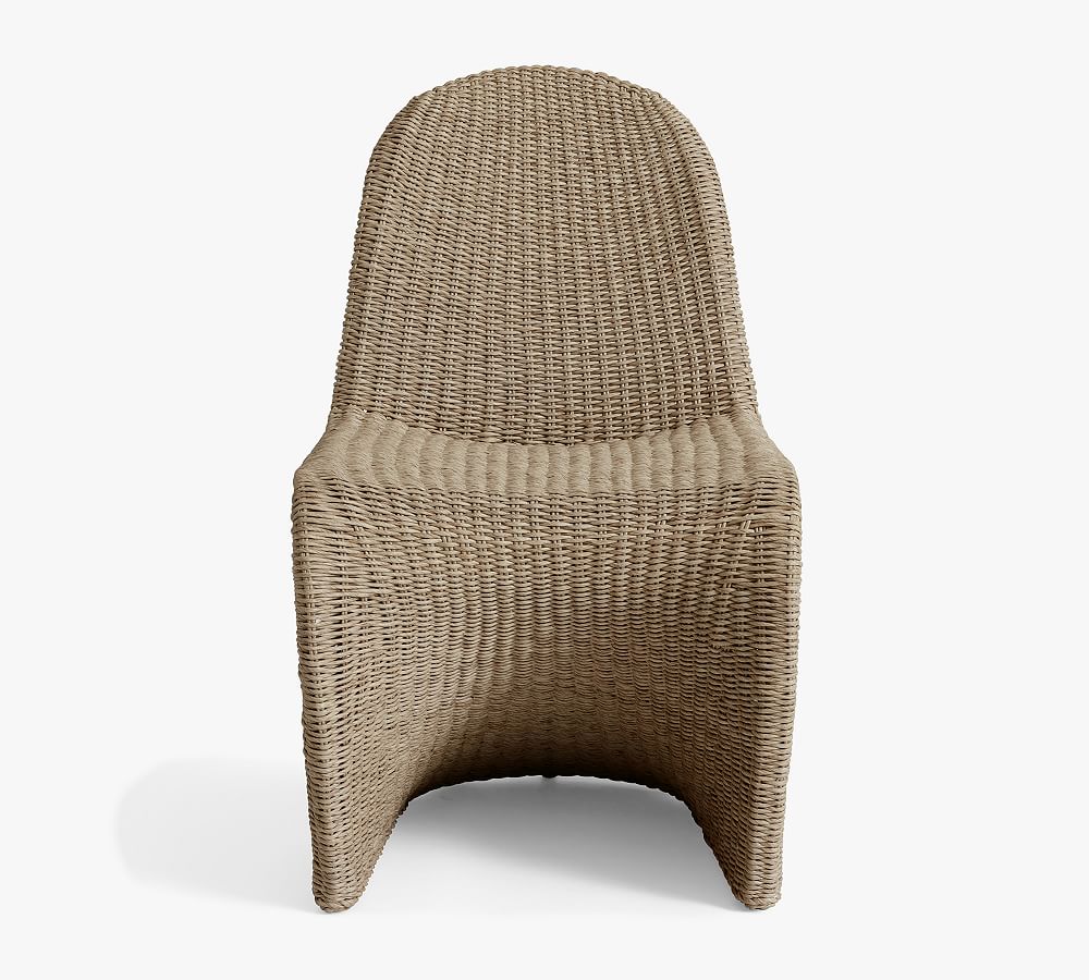 Encinitas Wicker Outdoor Dining Chair | Pottery Barn