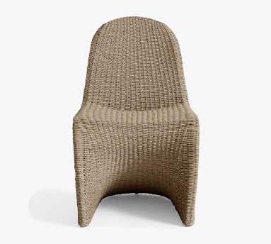 Encinitas Wicker Outdoor Dining Chair | Pottery Barn