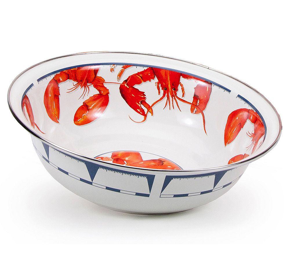 Golden Rabbit Lobster Enamel Collection | Pottery Barn
