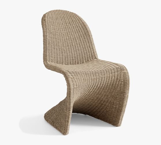 Encinitas Wicker Outdoor Dining Chair | Pottery Barn