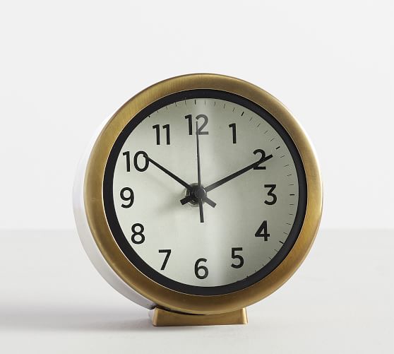 Classic Desktop Clock | Pottery Barn