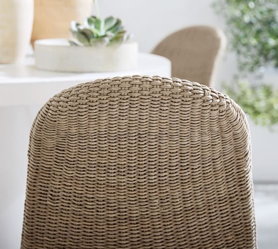 Encinitas Wicker Outdoor Dining Chair | Pottery Barn
