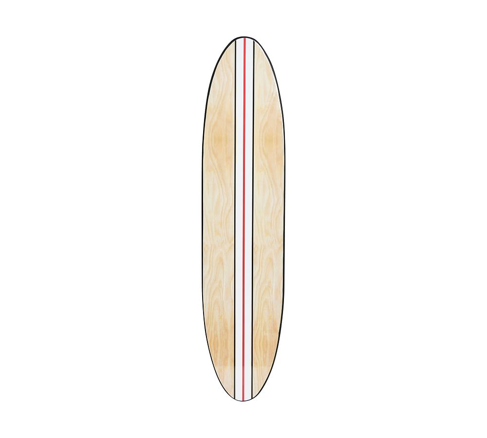 Striped Surfboard Wall Art | Pottery Barn