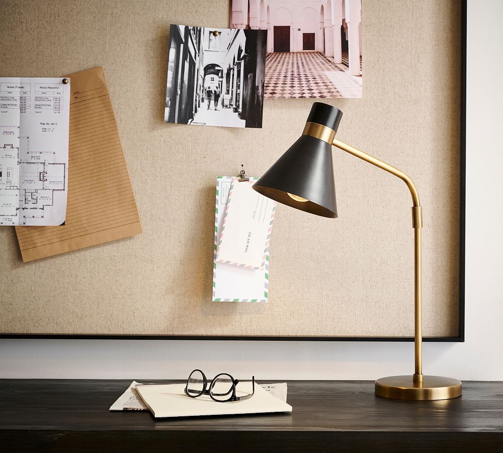 Maxwell Metal Task Table Lamp | Pottery Barn