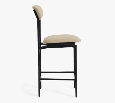 Wyatt Upholstered Stool | Pottery Barn