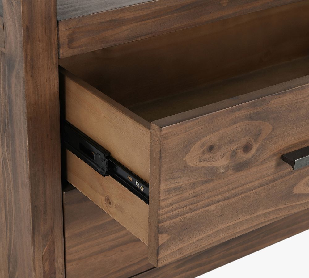 Harlo Open Bookcase with Drawers | Pottery Barn