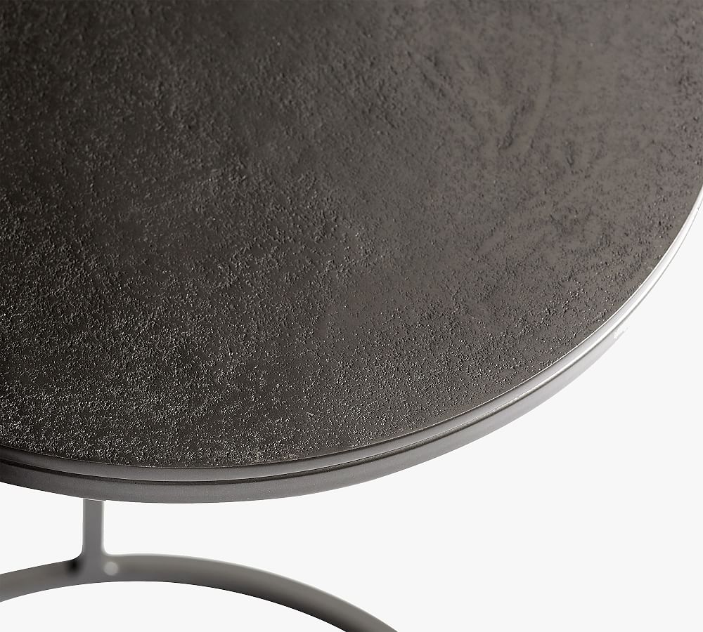 Duke Round Metal C-Table | Pottery Barn